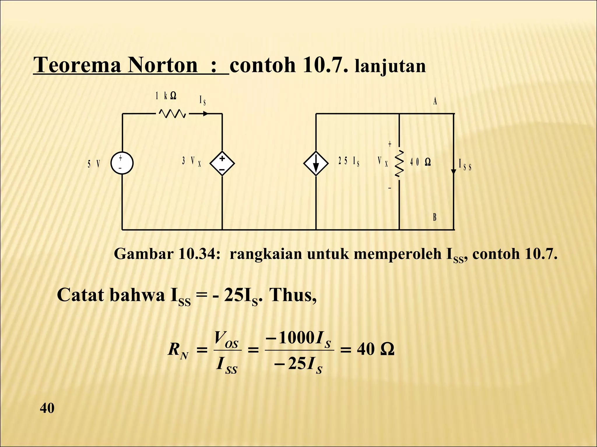 RL - Thevenin and Norton Theorems | PPT