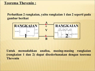 RL - Thevenin and Norton Theorems | PPT