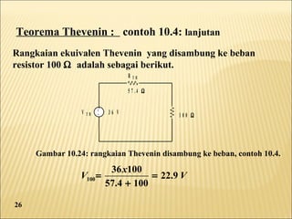 RL - Thevenin and Norton Theorems | PPT