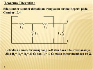RL - Thevenin and Norton Theorems | PPT