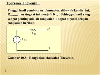 RL - Thevenin and Norton Theorems | PPT
