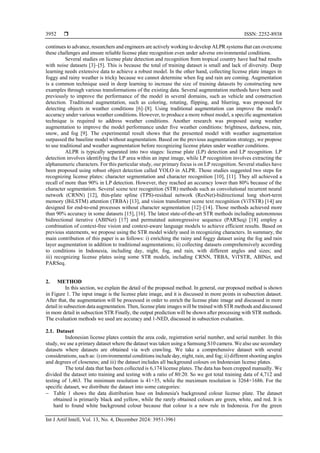 Fog and rain augmentation for license plate recognition in tropical country environment | PDF