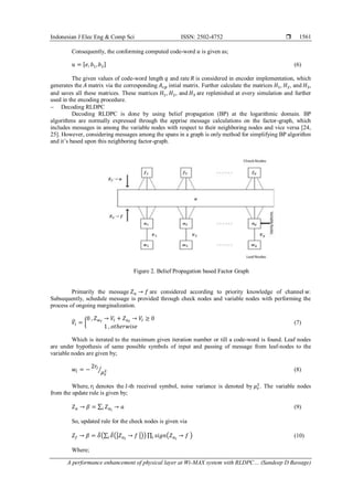 A performance enhancement of physical layer at Wi-MAX system with RLDPC code | PDF