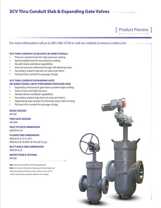SCV Expanding Gate Valves | PDF