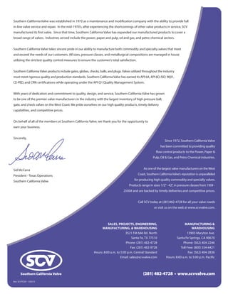 SCV Expanding Gate Valves | PDF