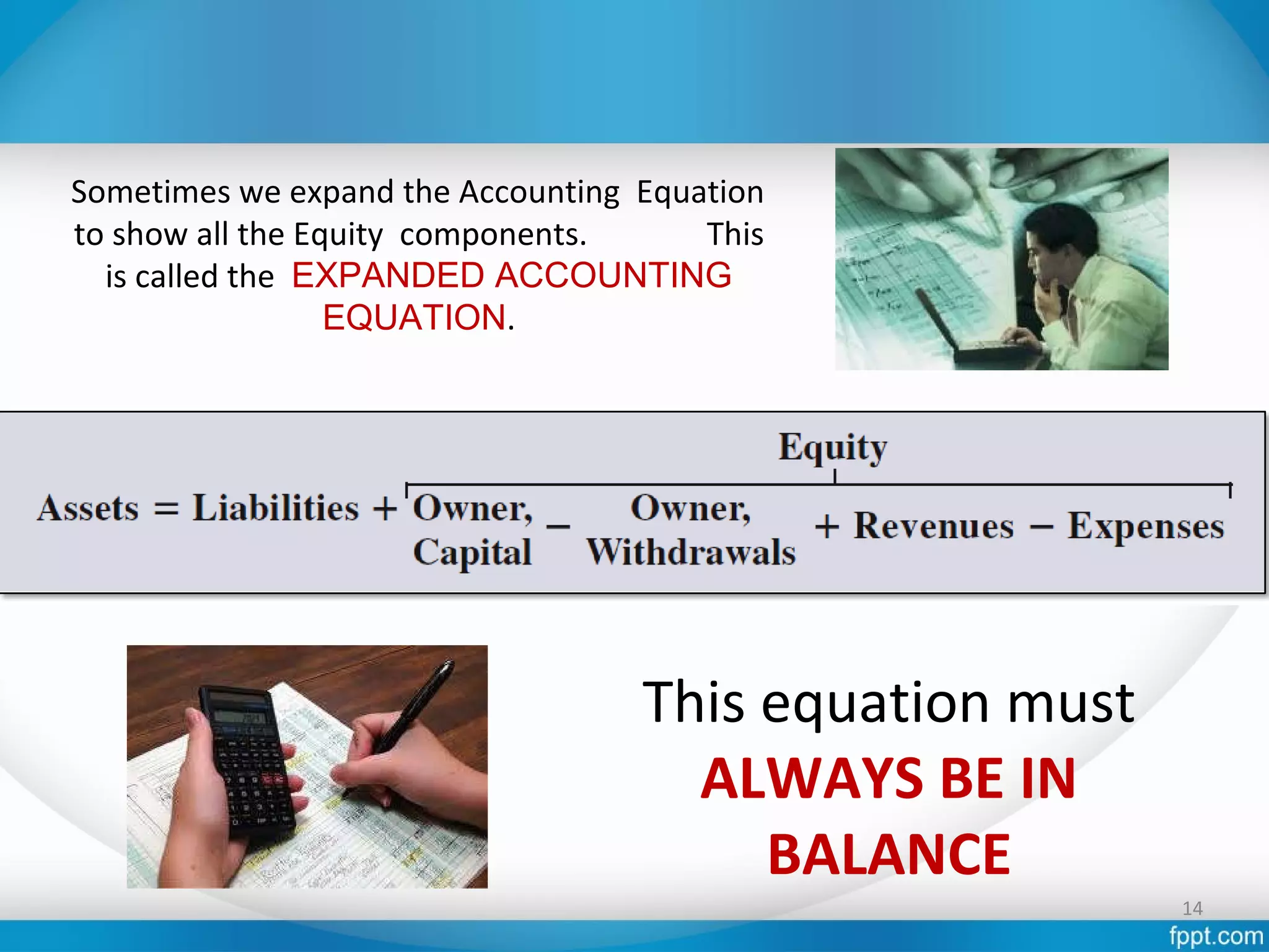 Accounting Equation | PPT