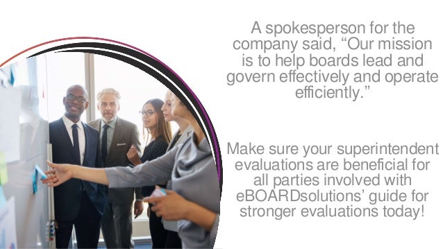 Use Evaluations To Align Your Superintendent Goals With School District ...