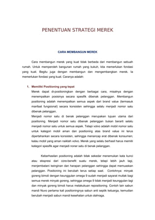 cara-membangun-merek | PDF