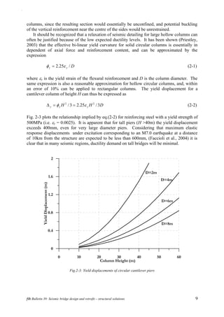 Fib 39 Seismic Bridge Design And Retrofit Structural Solutions | PDF