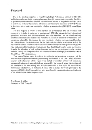 Fib 42 Constitutive Modelling Of High Strengthhigh Performance Concrete ...