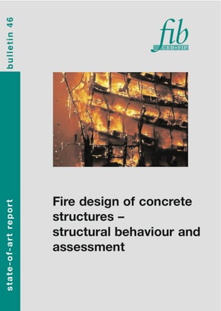 Fib 46 Fire Design Of Concrete Structures Structural Behaviour And ...