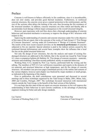Fib 46 Fire Design Of Concrete Structures Structural Behaviour And ...
