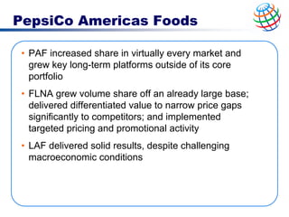 Q3 2009 Earning Report of PepsiCo. | PDF | Mergers and Acquisitions ...