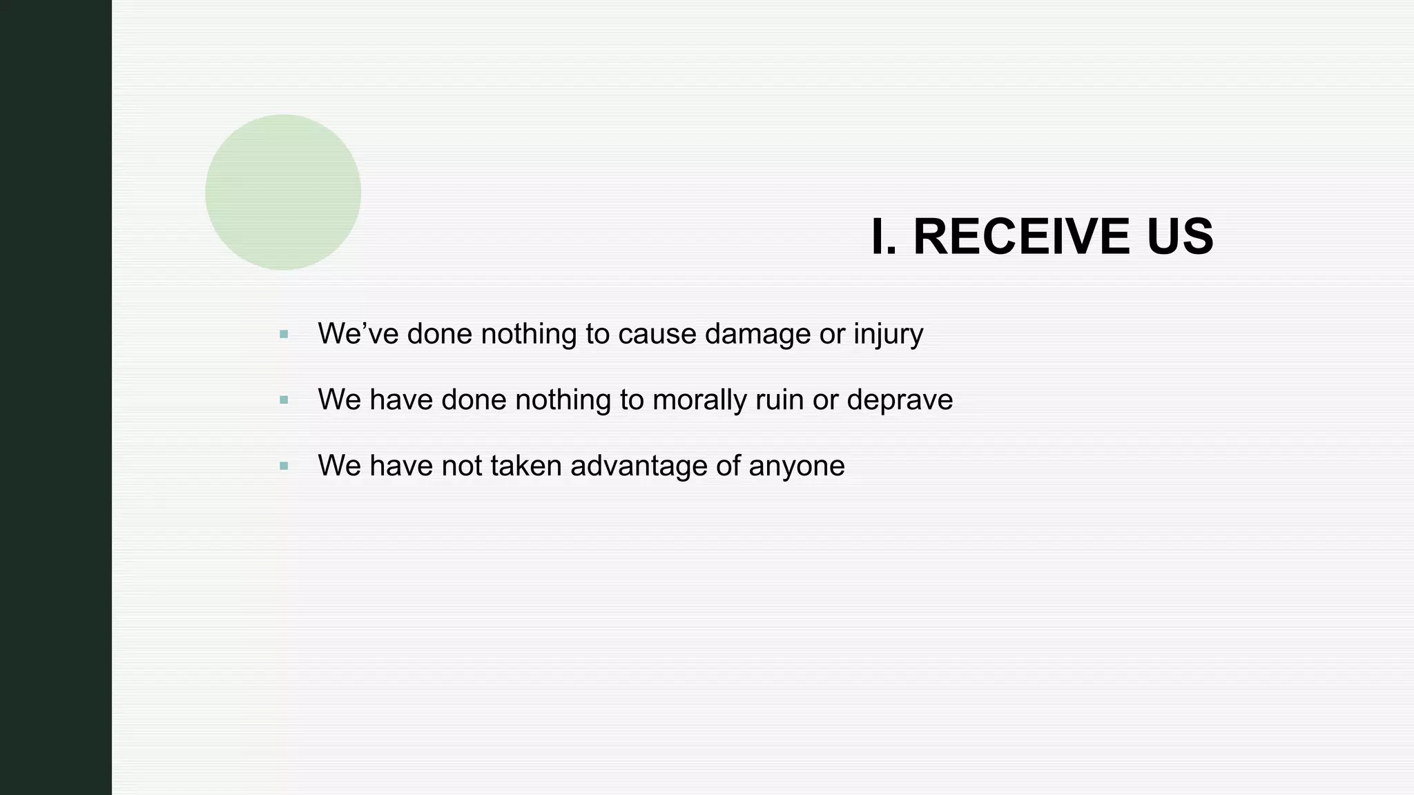 2 Corinthians 7:2-4 The Altar Call for Ch 6 | PPT