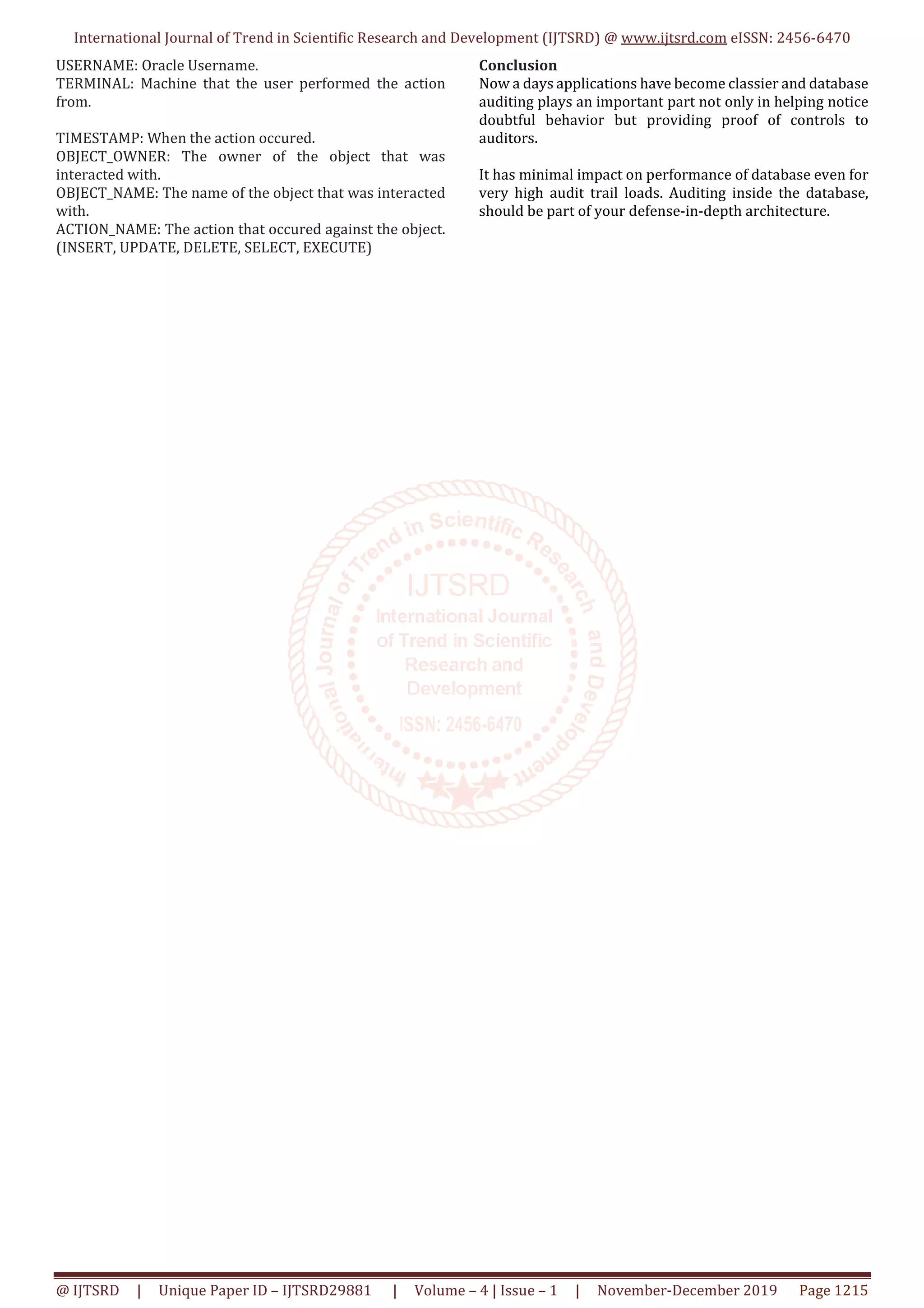 Enable Auditing In Oracle Database Pdf