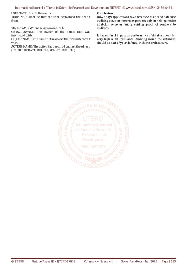 Enable Auditing In Oracle Database Pdf