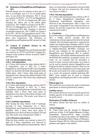 Method Development, Validation and Forced Degradation Studies of Dapagliflozin and Pioglitazone ...