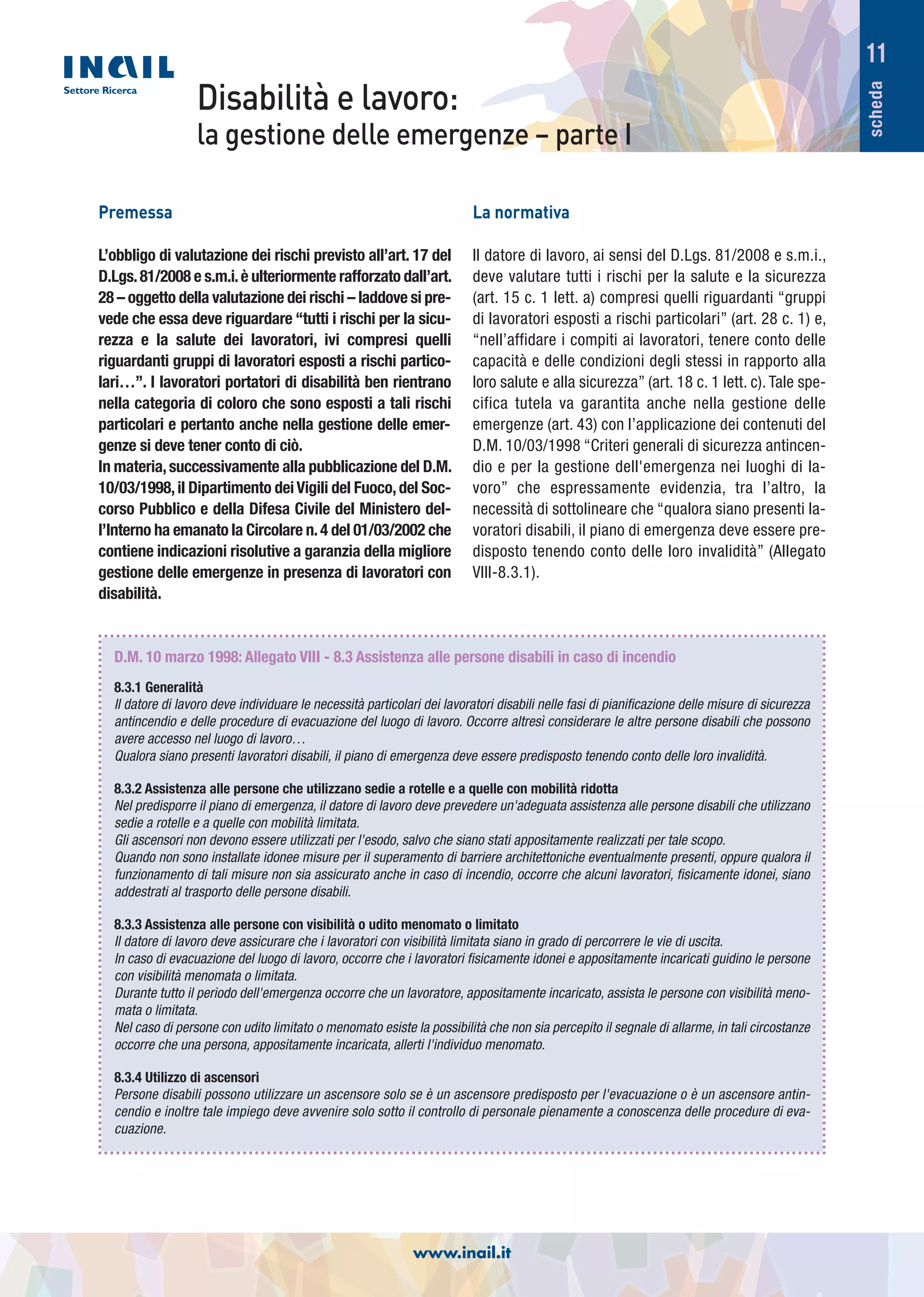 233 disabilita ed emergenze 01 | PDF