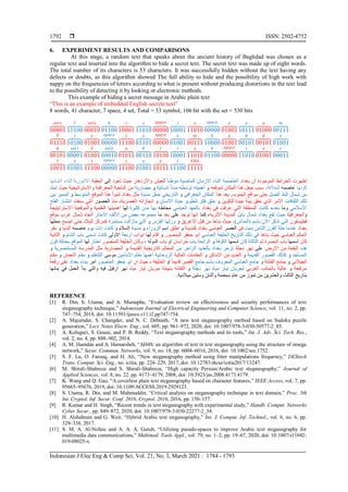 New text steganography method using the arabic letters dots | PDF