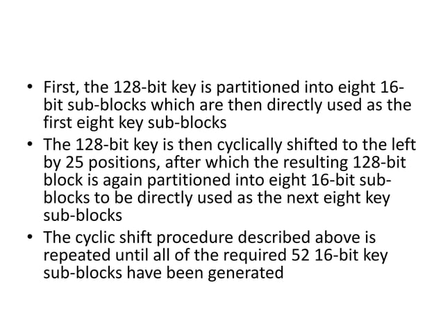 symmetric key encryption algorithms | PDF