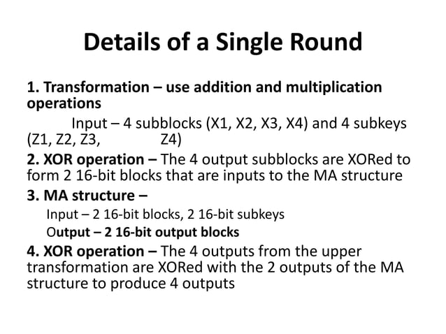 symmetric key encryption algorithms | PDF