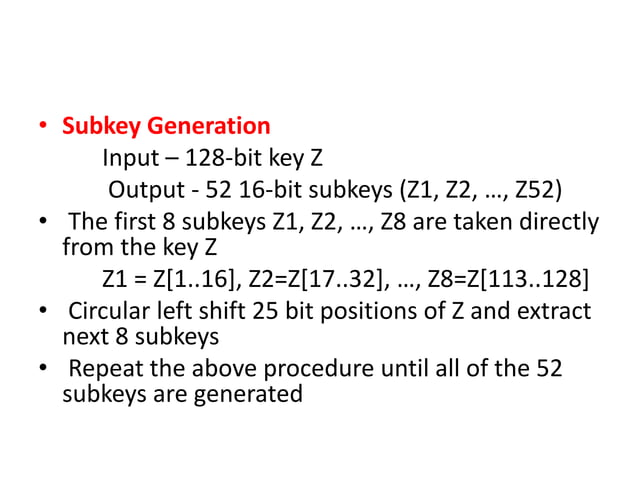 symmetric key encryption algorithms | PDF
