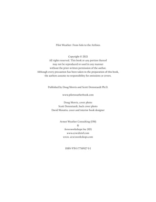 Pilot Weather From Solo To The Airlines Doug Morris Scott Dennstaedt | PDF