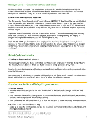 Ontario Ministry of Labour Regulations | PDF