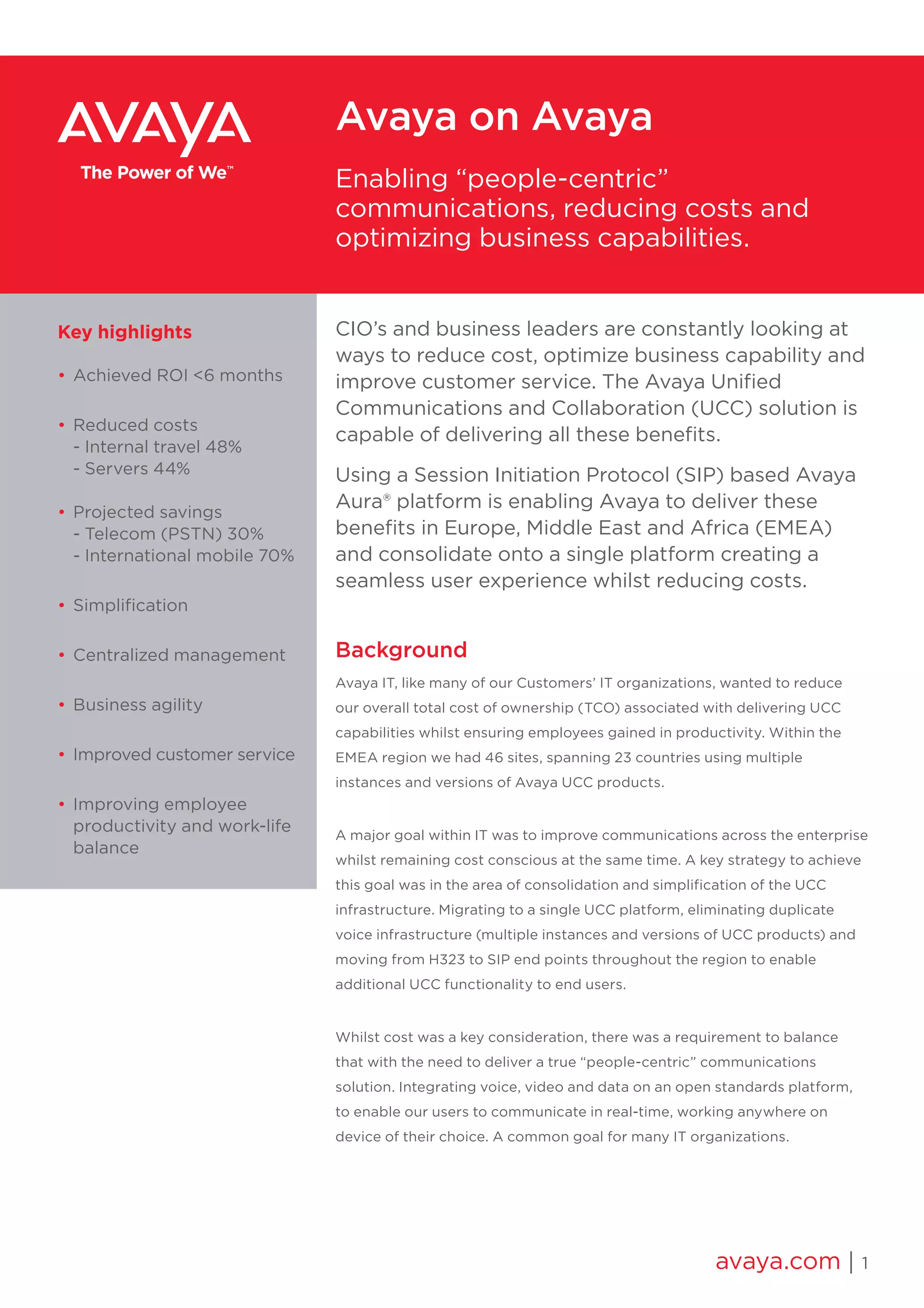 avaya_on_avaya | PDF