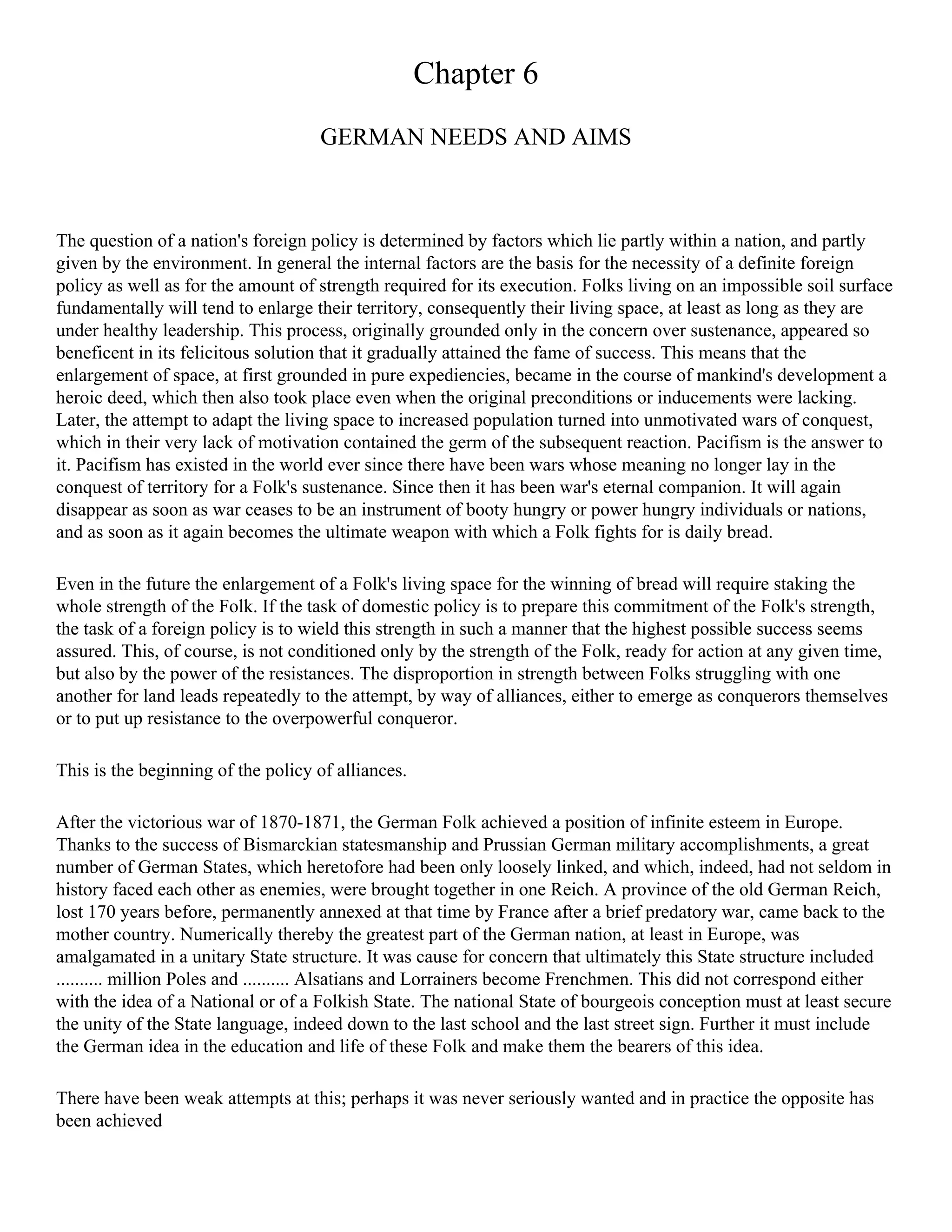 Hitler - New world order (1928) | PDF