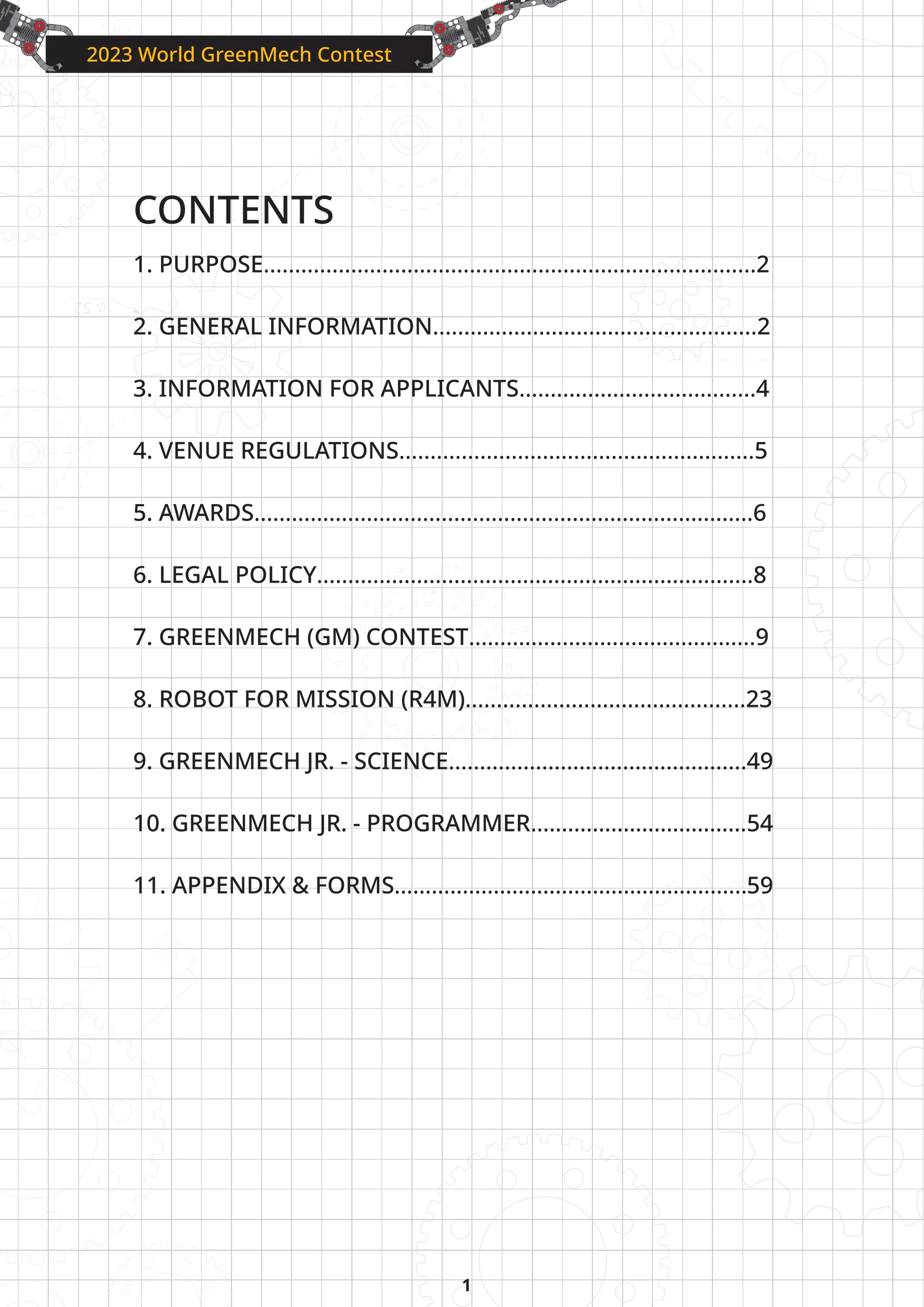 2023 World GreenMech World Contest Regulations[FINAL] | PDF