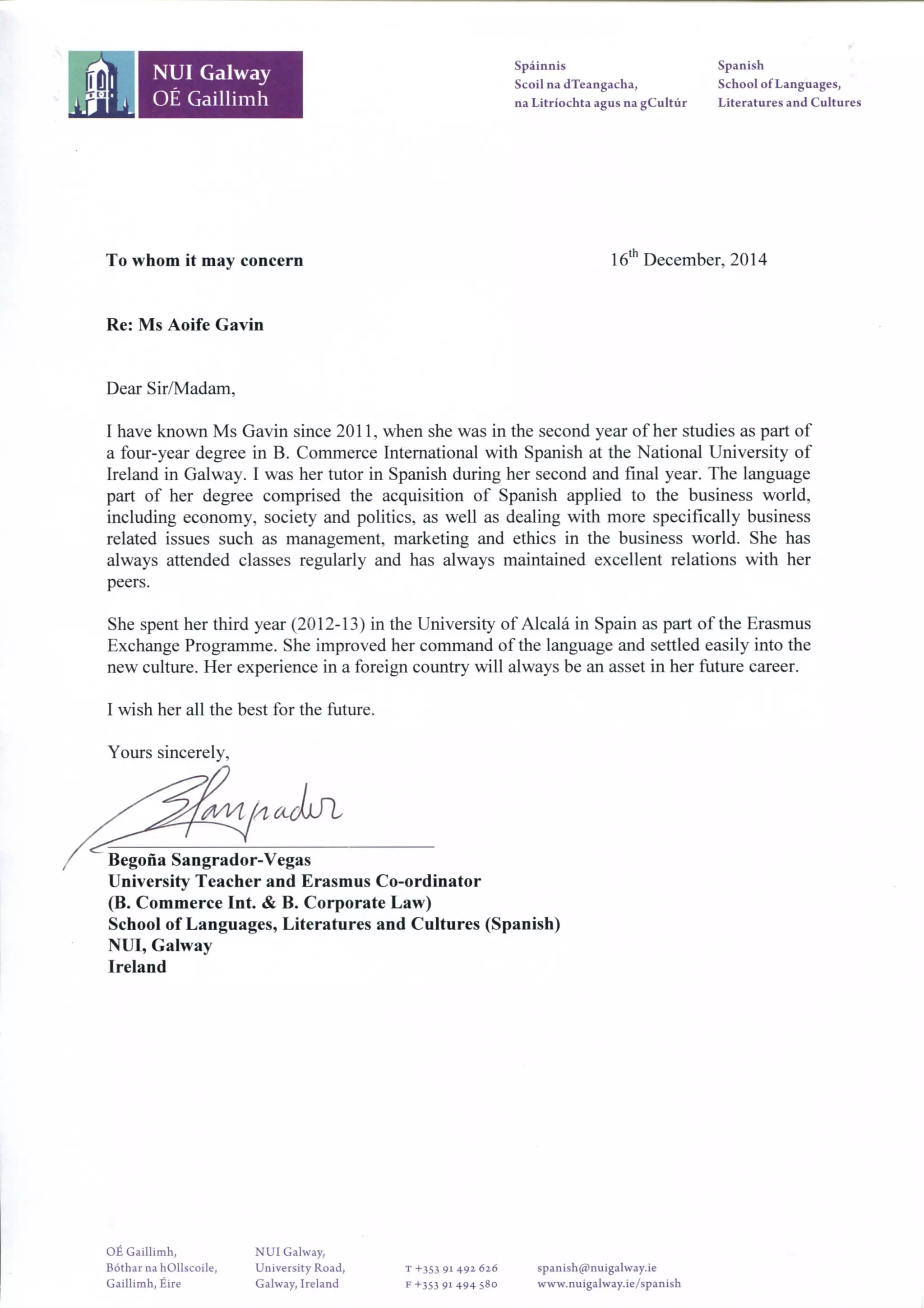 Academic Reference NUIG | PDF