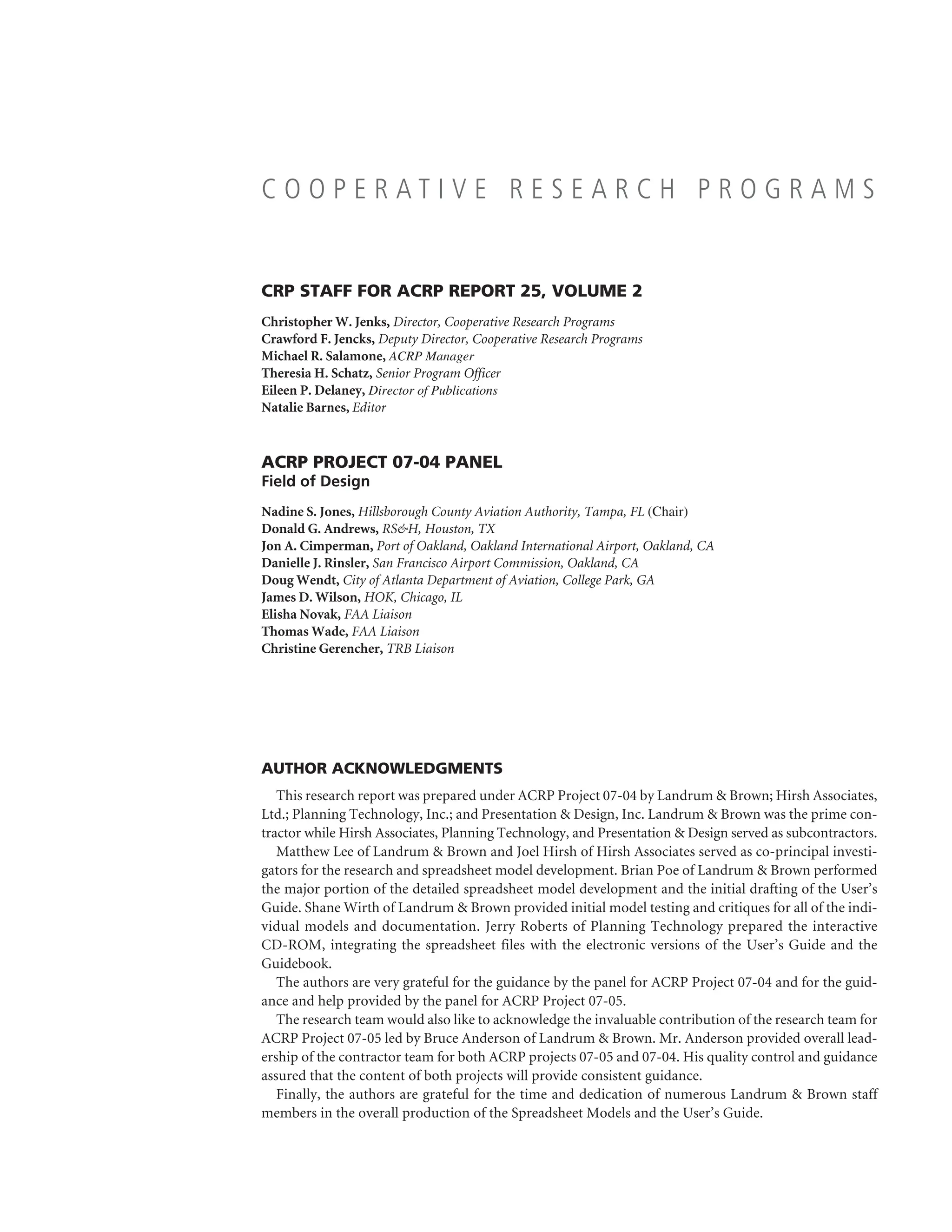 Airport Passenger Terminal Planning And Design Volume 2 Spreadsheet ...