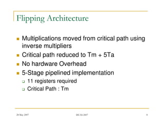 An Efficient Pipelined VLSI Architecture for Lifting-Based 2D-Discrete Wavelet Transform | PDF