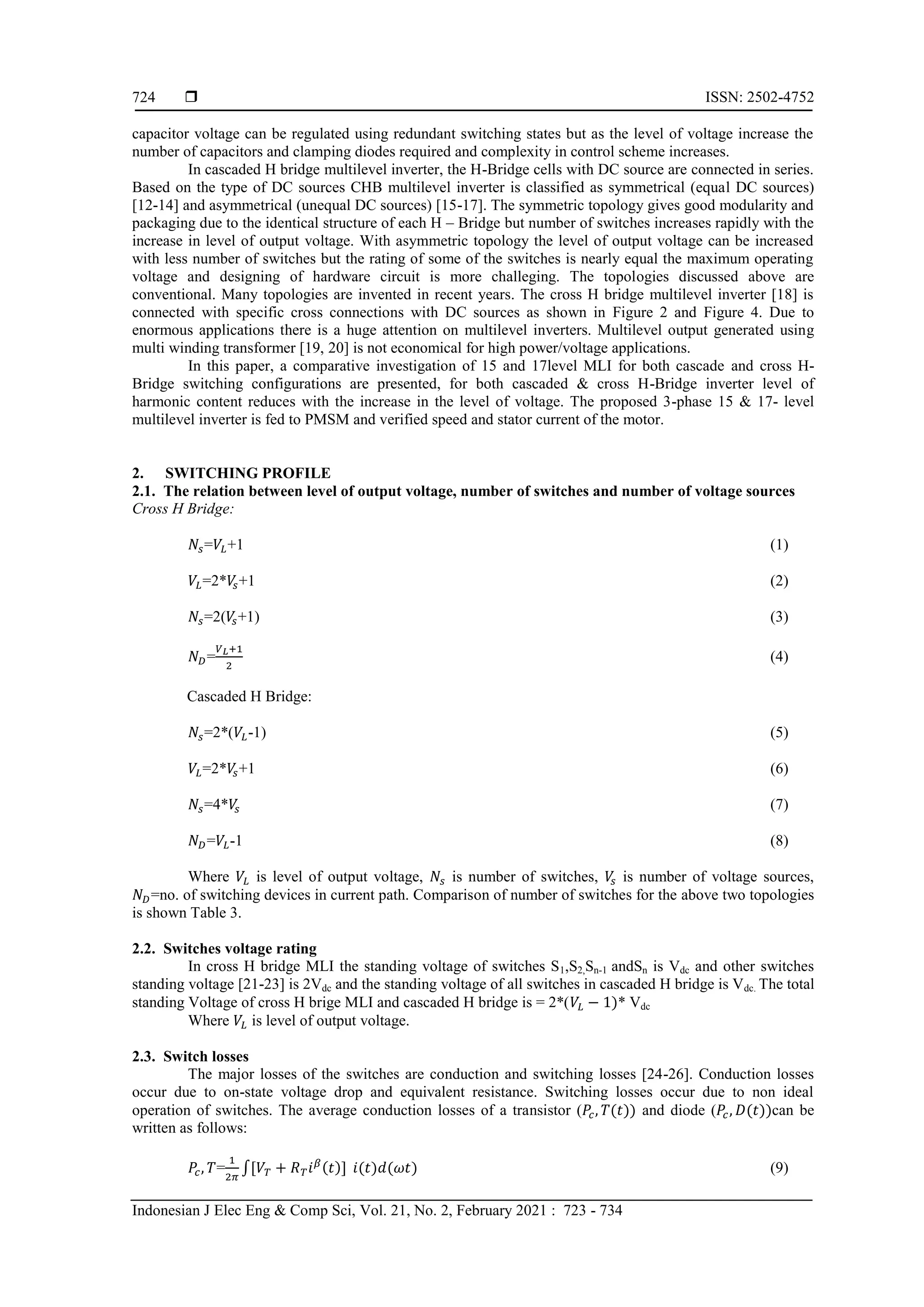 Comparative investigation of 15 level and 17 level cascaded HBridge MLI with cross H-Bridge MLI ...