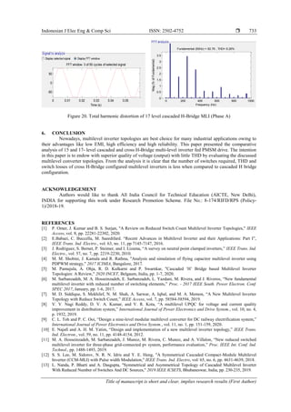 Comparative investigation of 15 level and 17 level cascaded HBridge MLI ...