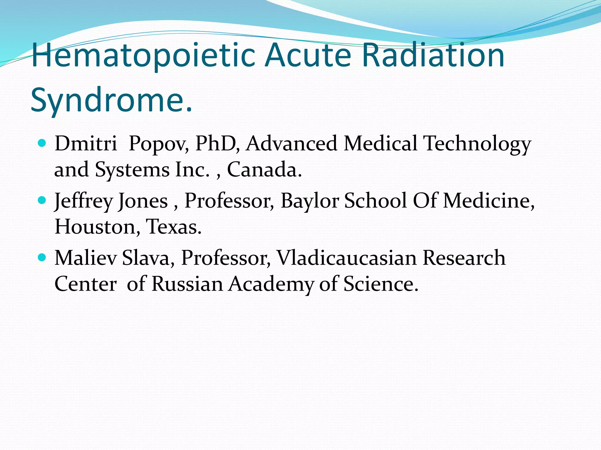 233724532 hematopoietic-acute-radiation-syndrome-aplastic-anemia-bone ...