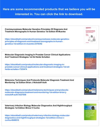 Molecular Diagnostics And Treatment Of Pancreatic Cancer Systems And ...