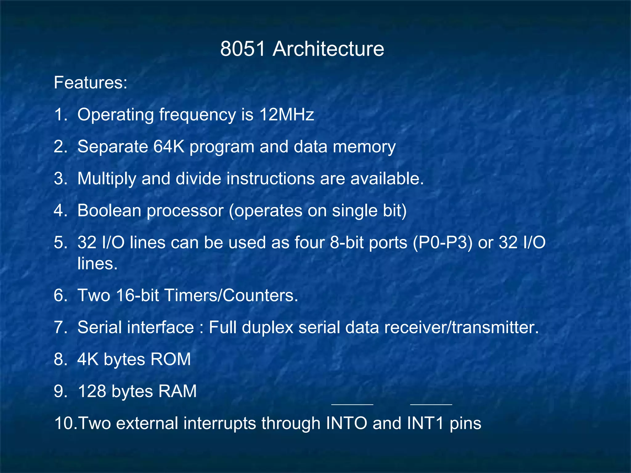 8051-microcontroller | PPT