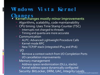 Evolution of the Windows Kernel Architecture, by Dave Probert | PPT