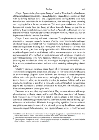Ray Tracing And Beyond Phase Space Methods In Plasma Wave Theory Tracy ...