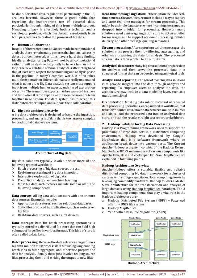 A Review Paper on Big Data and Hadoop for Data Science | PDF