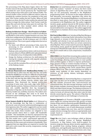 A Review Paper on Big Data and Hadoop for Data Science | PDF