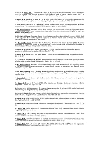 HAQUE New CV | DOCX | Science