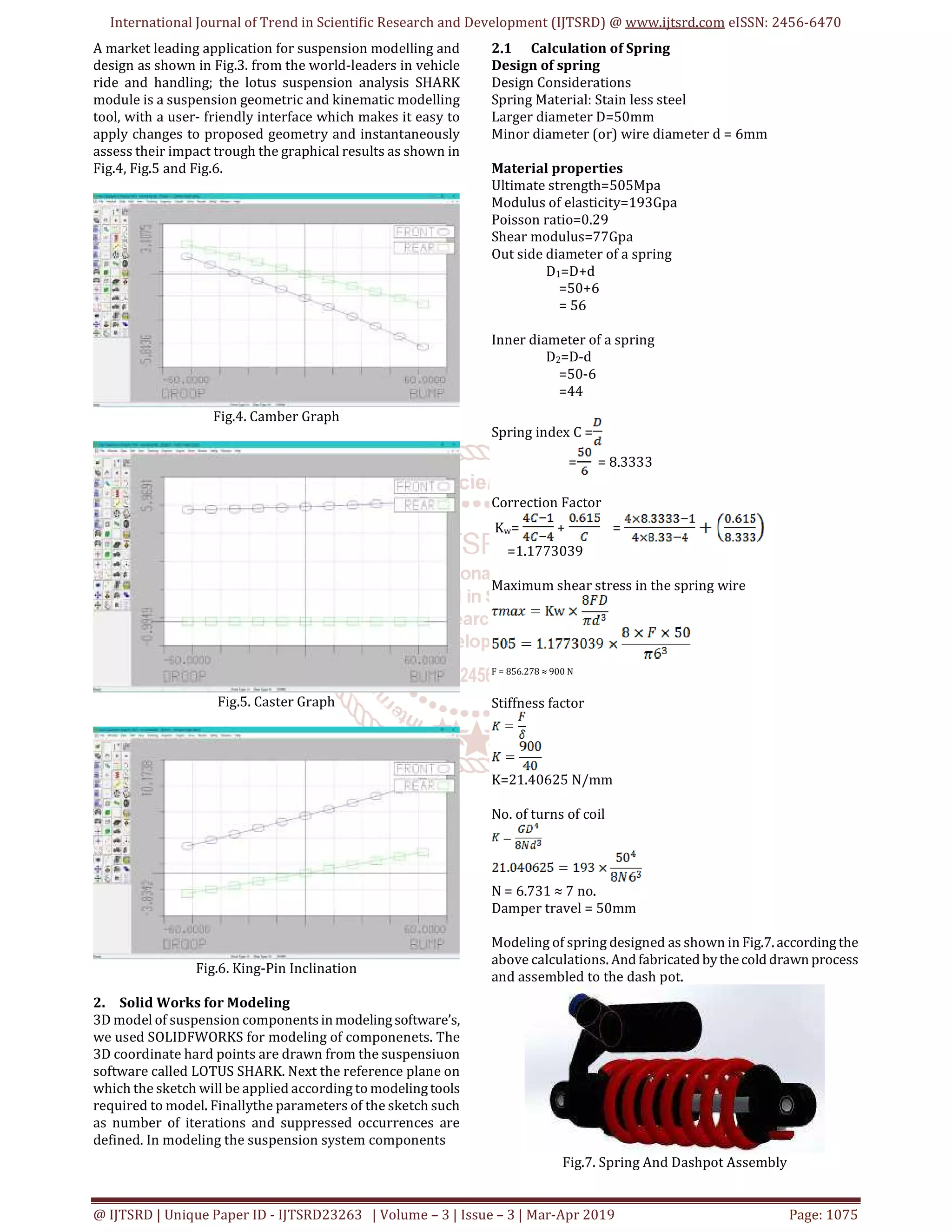 Design and Modeling of Pull Rod and Push Rod Suspension System | PDF