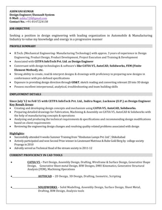 Ashwani Kumar- Design Engineer | DOC