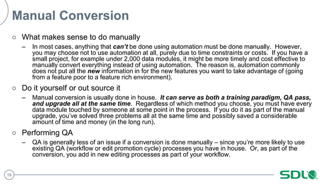 LegacyDataConversionToS1000D | PPT