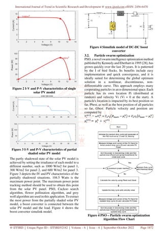 Particle Swarm Optimization PSO Algorithm Based MPPT for PV System Operating under Partial ...