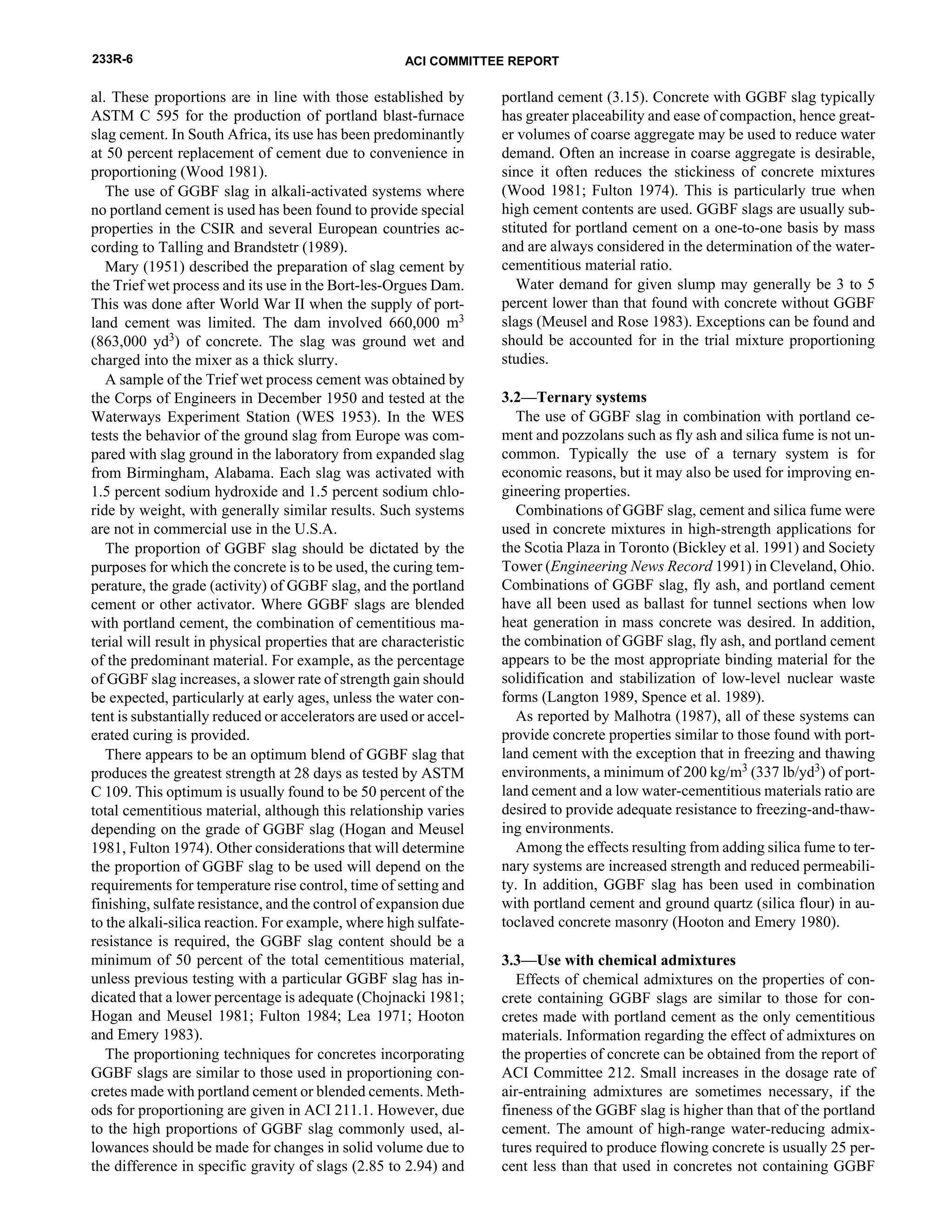 233 r 95 - ground granulated blast-furnace slag as constituen | PDF