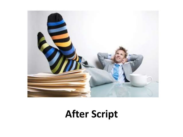 After script | PPT
